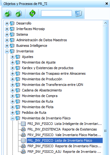 Inventario físico - FrogADN